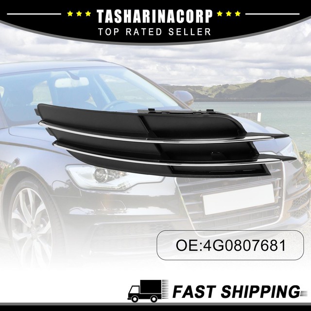 Car Front Bumper Left Side Grill Cover 4G0807681 for AUDI A6 Quattro ...