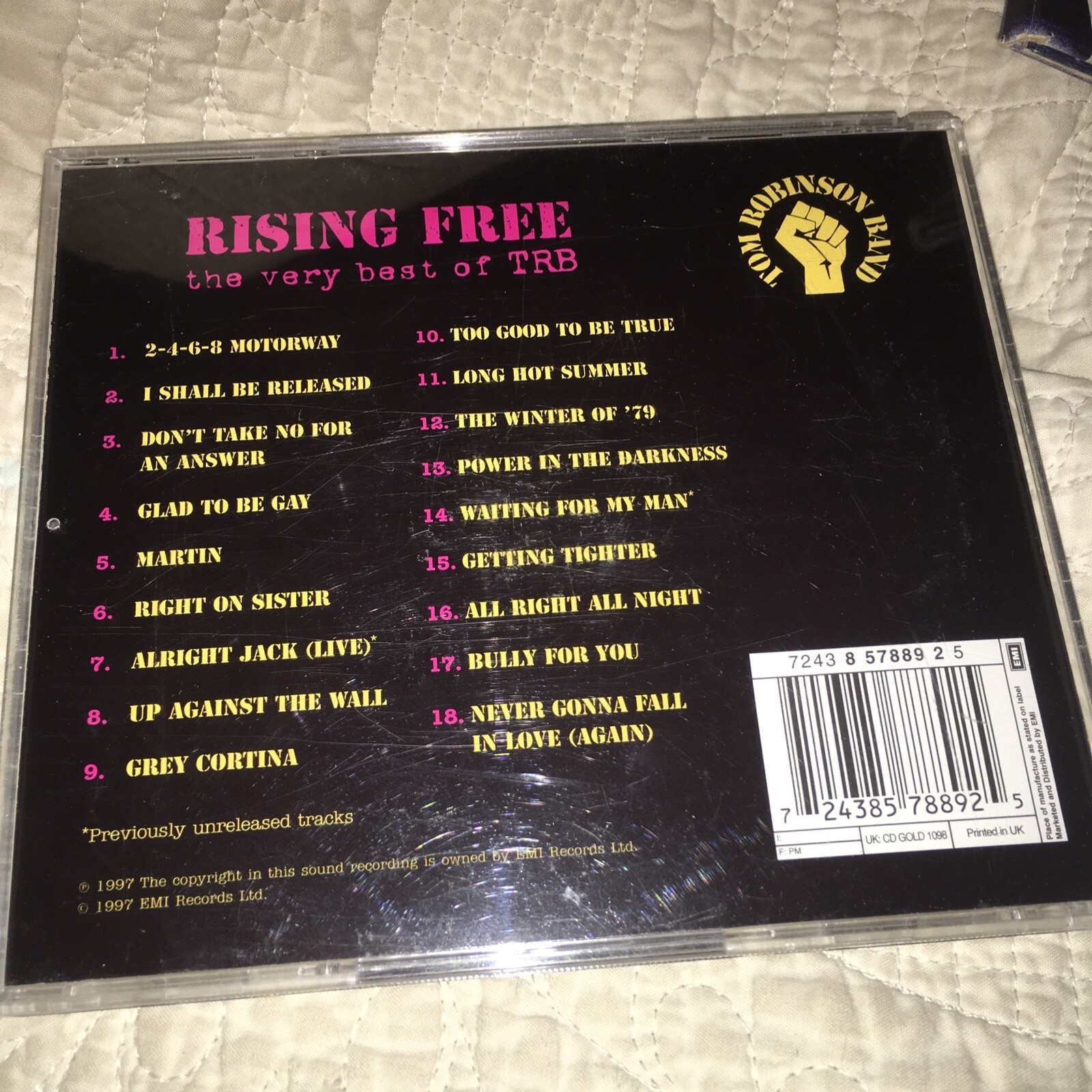 Rising Free: The Very Best of Tom Robinson Band by Tom Robinson (CD ...
