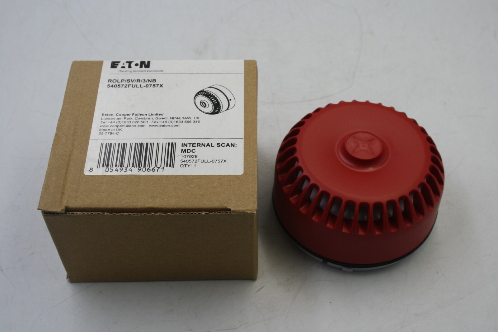 Eaton - Fullion -540572FULL-0757X ROLP/SV/R/3/NB -NO BASE-FREE UK ...