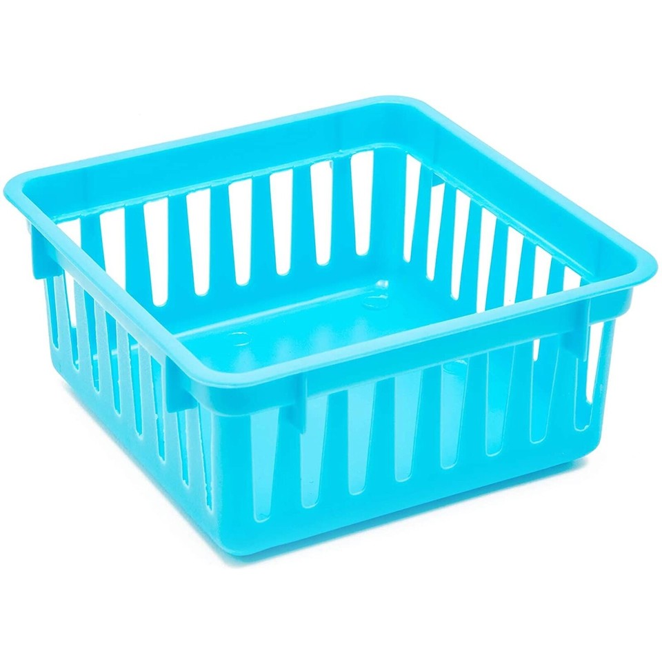 12Pcs 6 Colors Plastic Pen & Pencil Baskets Tray for Classroom ...