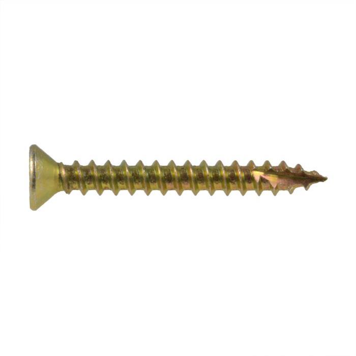 6g 8g 10g Countersunk Phillips Type 17 Timber Screw T17 Zinc Yellow ...