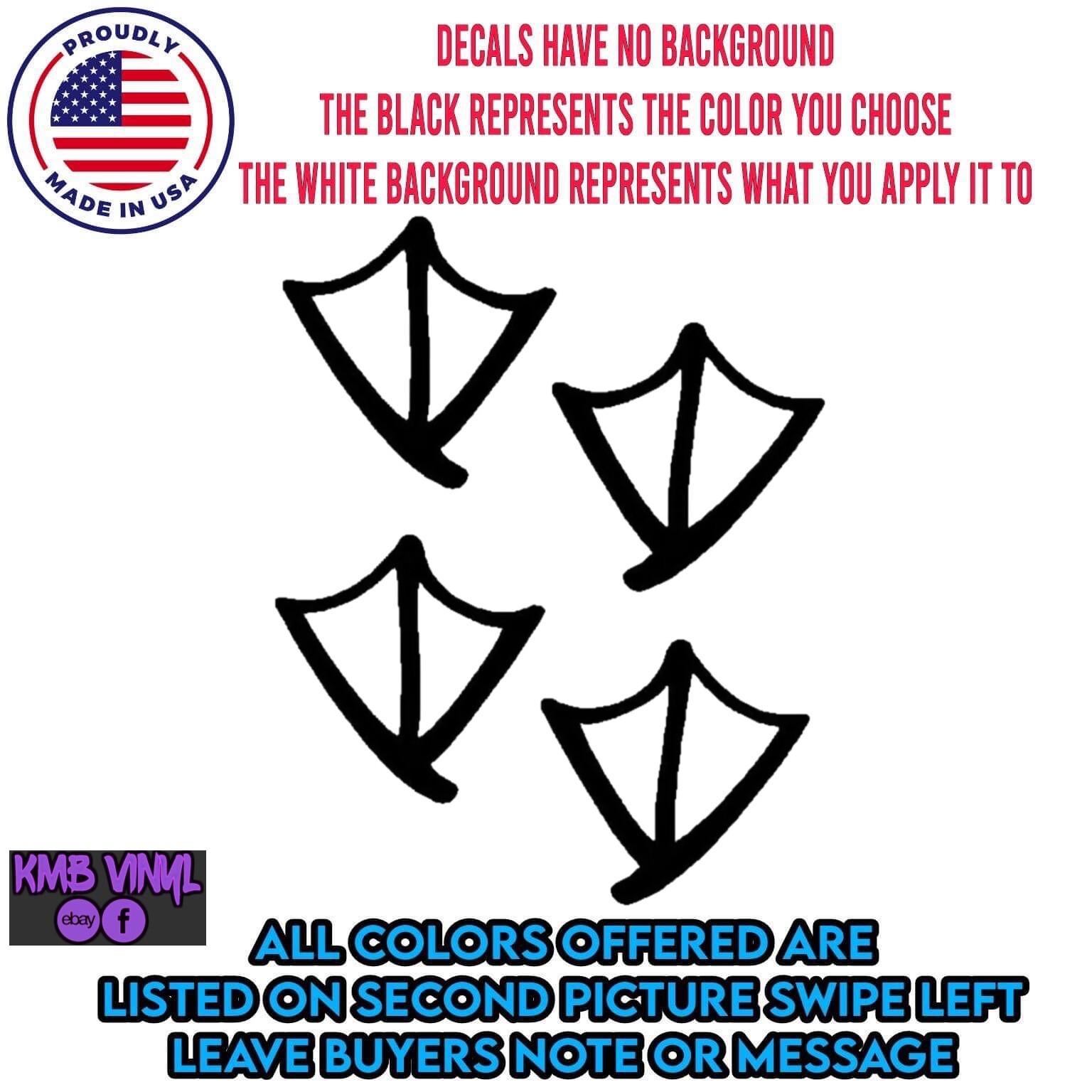 Car window decal truck outdoor sticker ducks feet quack hunting | eBay