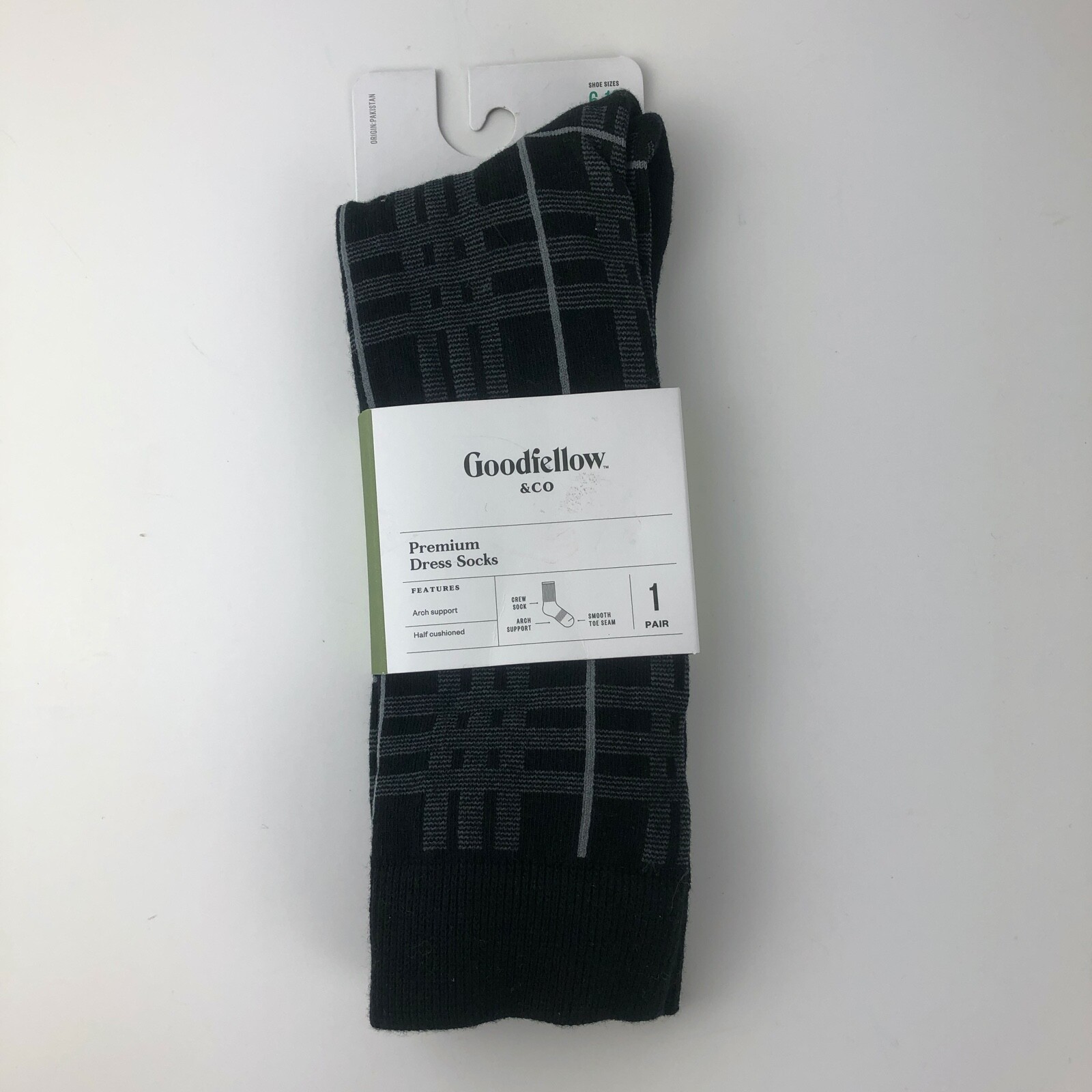 3 Pair Goodfellow Premium Dress Socks Size 6-12 for sale online | eBay