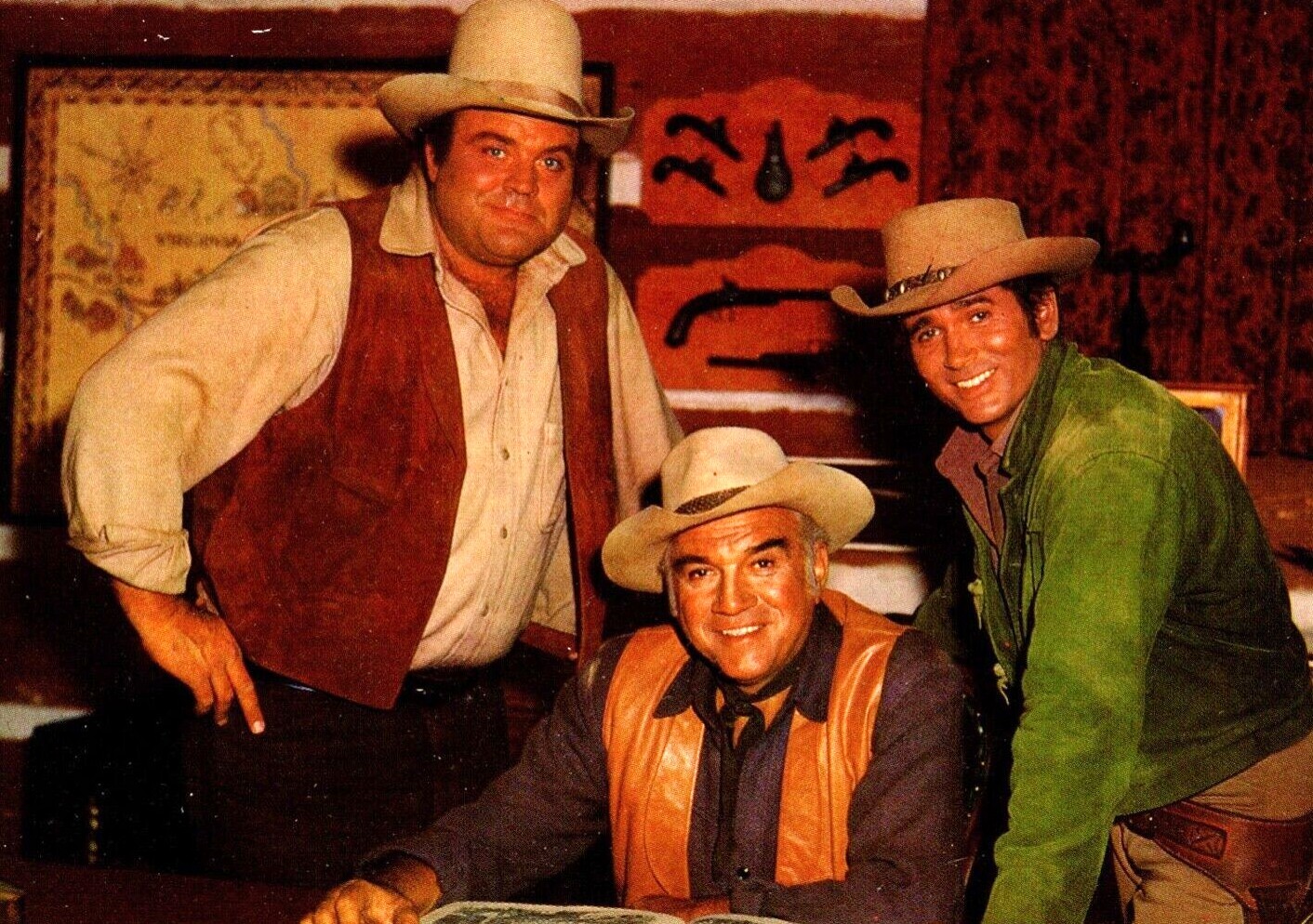 BONANZA CAST PHOTO *2X3 FRIDGE MAGNET* FUNNY HORSE WESTERN CARTWRIGHT ...