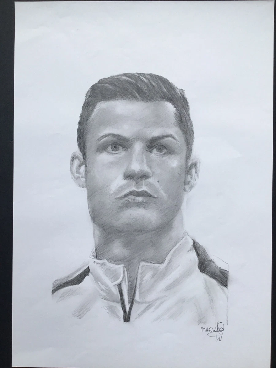 Cristiano Ronaldo Pencil Drawing