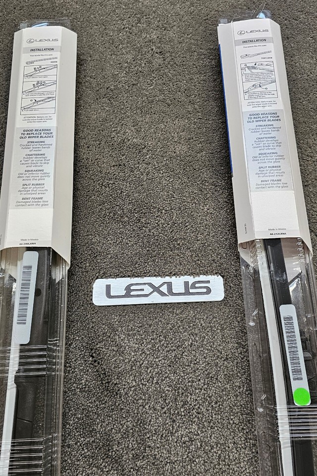 LEXUS OEM FACTORY WIPER BLADE SET RX330 RX350 RX400H RX350 RX450H 2004 ...