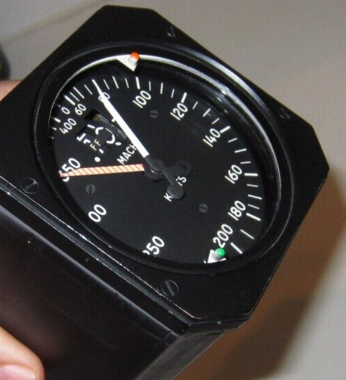 MACH AIRSPEED INDICATOR GIV GULFSTREAM IV INTERCONTINENTAL DYNAMICS ...