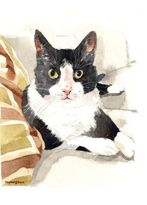 Limited ART PRINT Jules' Portrait, Perfect for Art Lover & Collectors ...