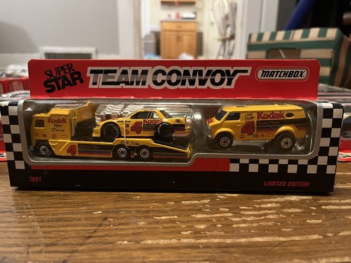 Matchbox Team Convoy, Limited Edition, #4 Ernie Irvan, Kodak Film ...