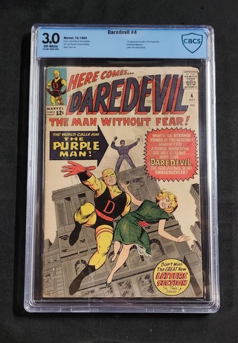 Daredevil #4 - 1st App & Origin Purple Man /Letter Bruce Elliott (CBCS ...