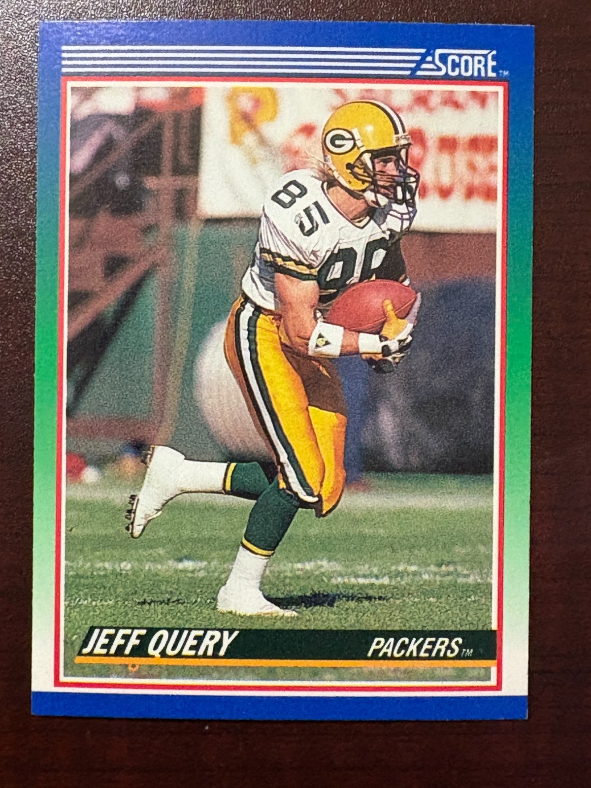 1990 Score Football Jeff Query #26 Green Bay Packers NFL | eBay
