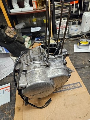 Honda XR100 1979 engine motor bottom end crankcase crankshaft ...