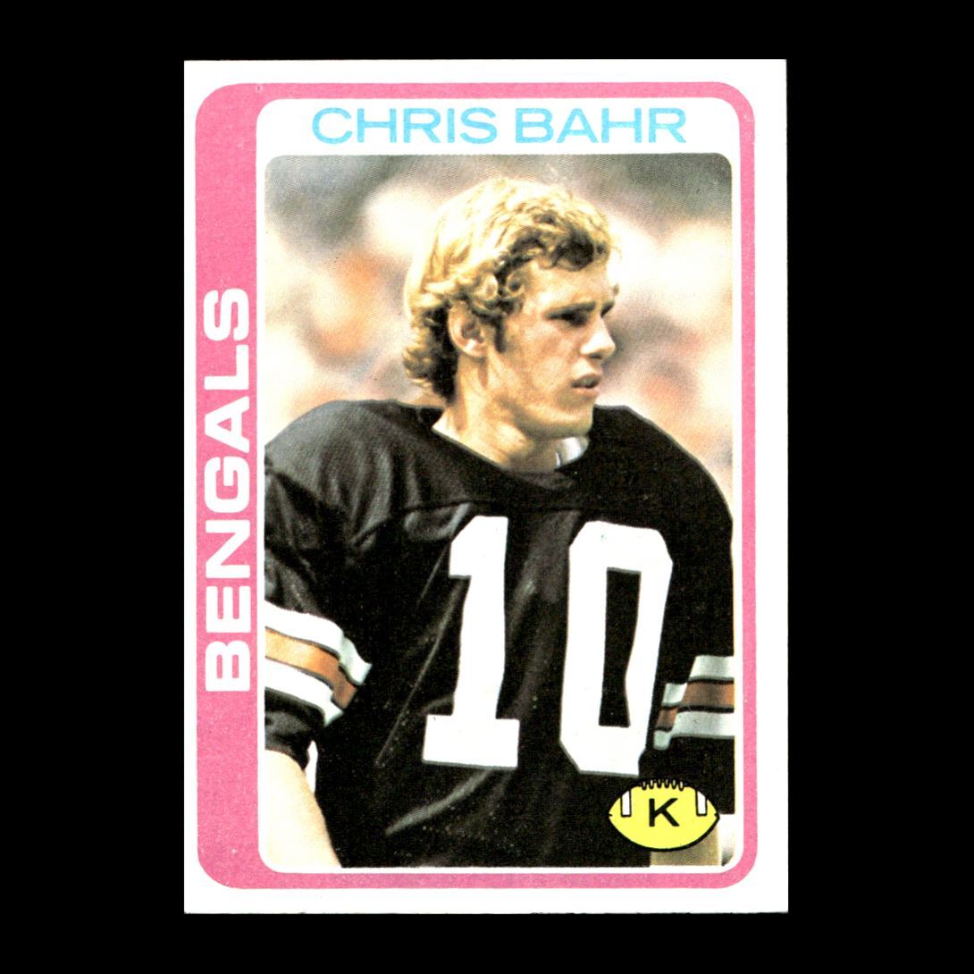 Chris Bahr 1978 Topps Cincinnati Bengals #94 R308D 1 | eBay