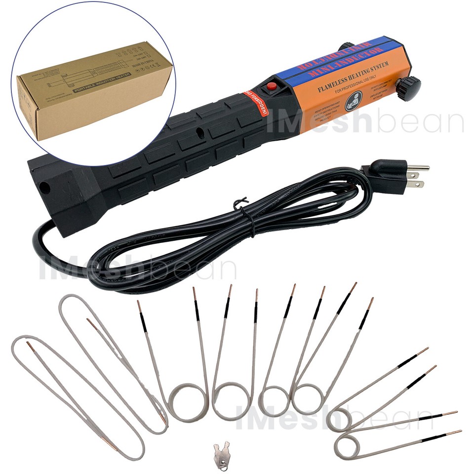 1000W Magnetic Induction Heater Kit Automotive Flameless Bolt Heat Tool ...