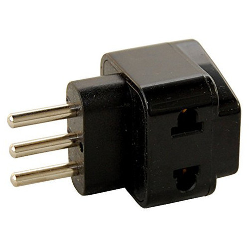 KIT: 3x Grounded Universal Travel Plug Adapter for Italy Chile Tunisia ...