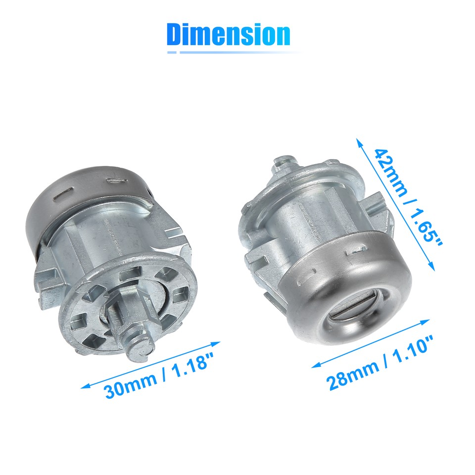 Pack (1) Door Lock Cylinder Tumbler with Key Set for Ford F150 F250 ...