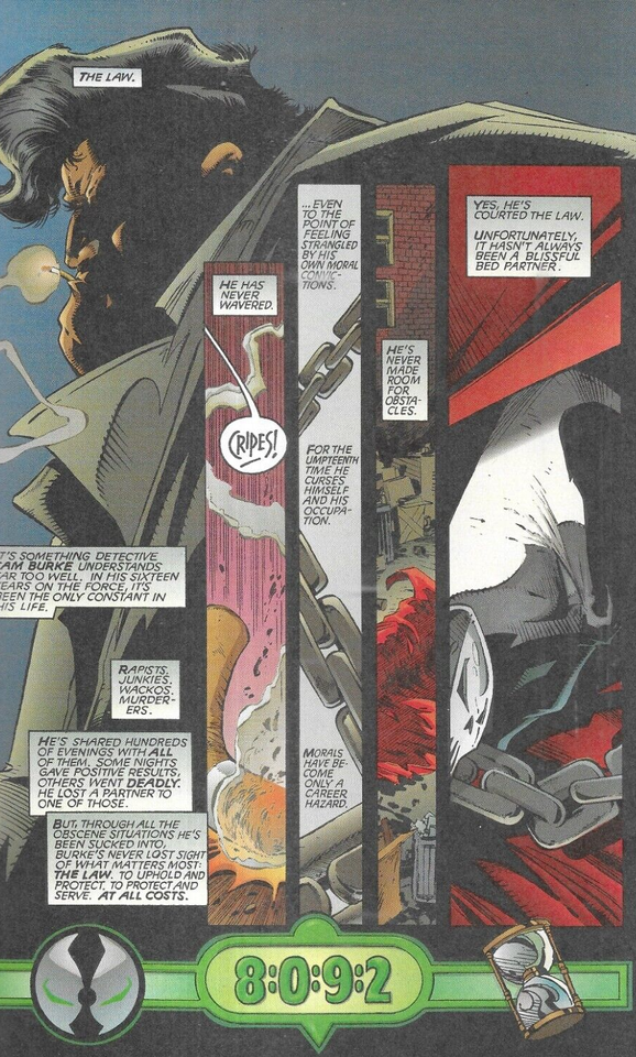 Spawn Comic 5 First Print 1993 Todd McFarlane Terry Fitzgerald Oliff ...