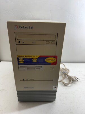 Vintage Packard Bell Legend Supreme 170 MII-300 MMX WIN 98 Desktop ...
