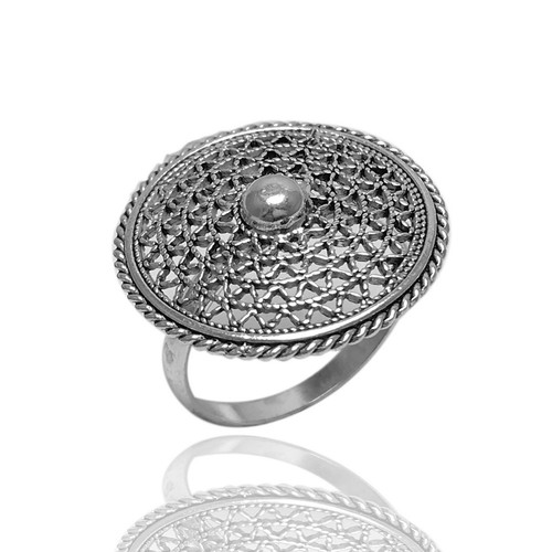 Oxidized Filigree Silver Turkish Traditional Anatolian Women's Ring | eBay