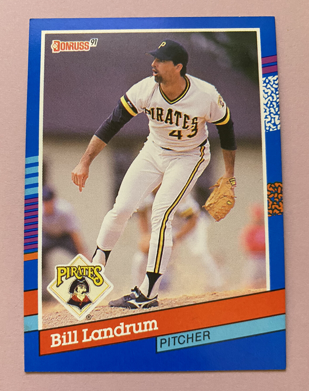 1991 Donruss # 350 Bill Landrum Pittsburgh Pirates | eBay