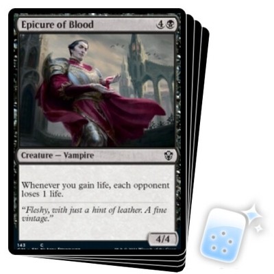 EPICURE OF BLOOD X4 Commander 2021 Magic MTG MINT CARD | eBay UK