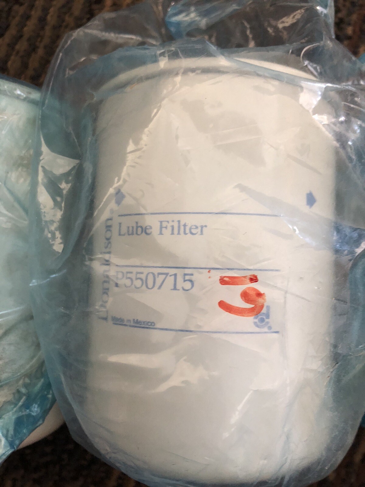 FILTERS! NEW IN BAG - LOT OF 3! NEW OEM GENUINE DONALDSON LUBE FILTER ...