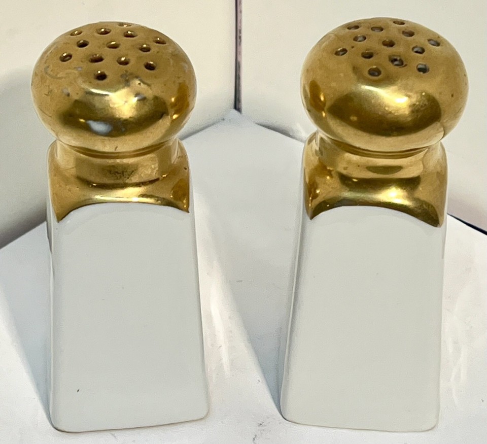 Vintage Gold Trimmed JHR Bavaria Salt & Pepper Shakers | eBay