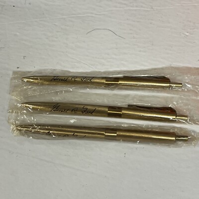 Set of 3 President Gerald R Ford Ball Point Pens Sealed In Wrappers | eBay