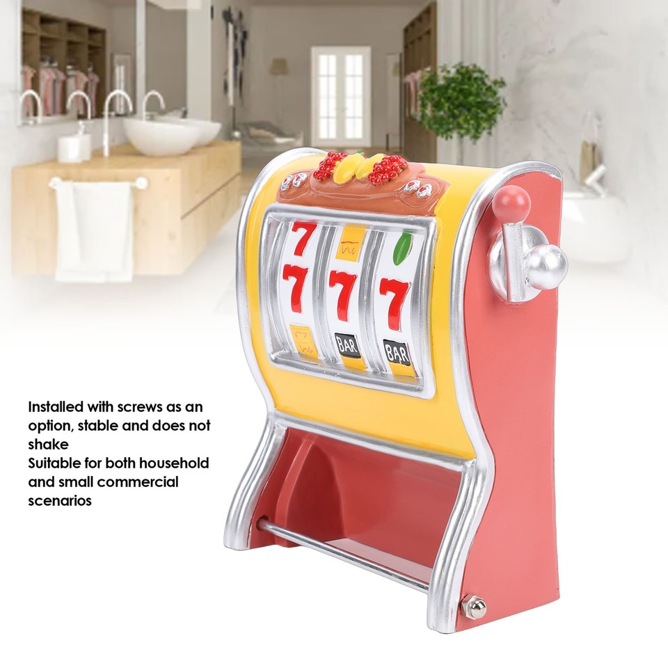 Slot Machine Toilet Roll Holder Resin Paper Rack For Master Guest ...