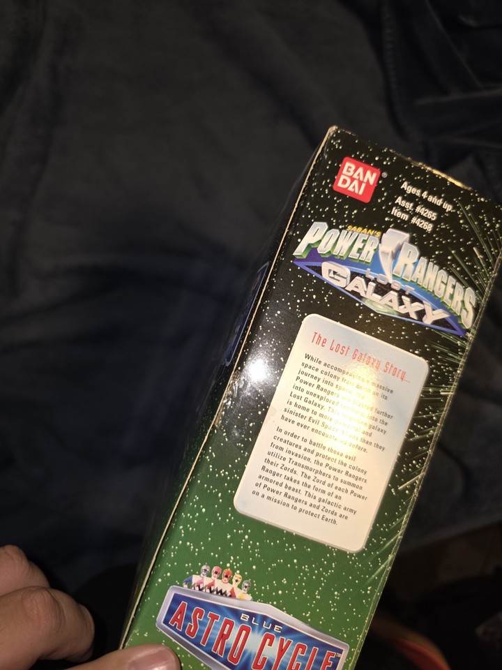 Bandai Power Rangers 1999 Lost Galaxy Blue Astro Cycle Motorcycle | eBay