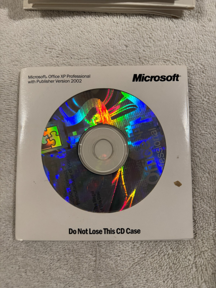 Microsoft Office XP Professional With Publisher Version 2002 w Product ...