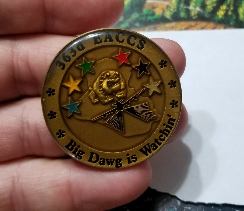 Rare OIF 363rd Expeditionary Airborne Command & Control JSTARS ...