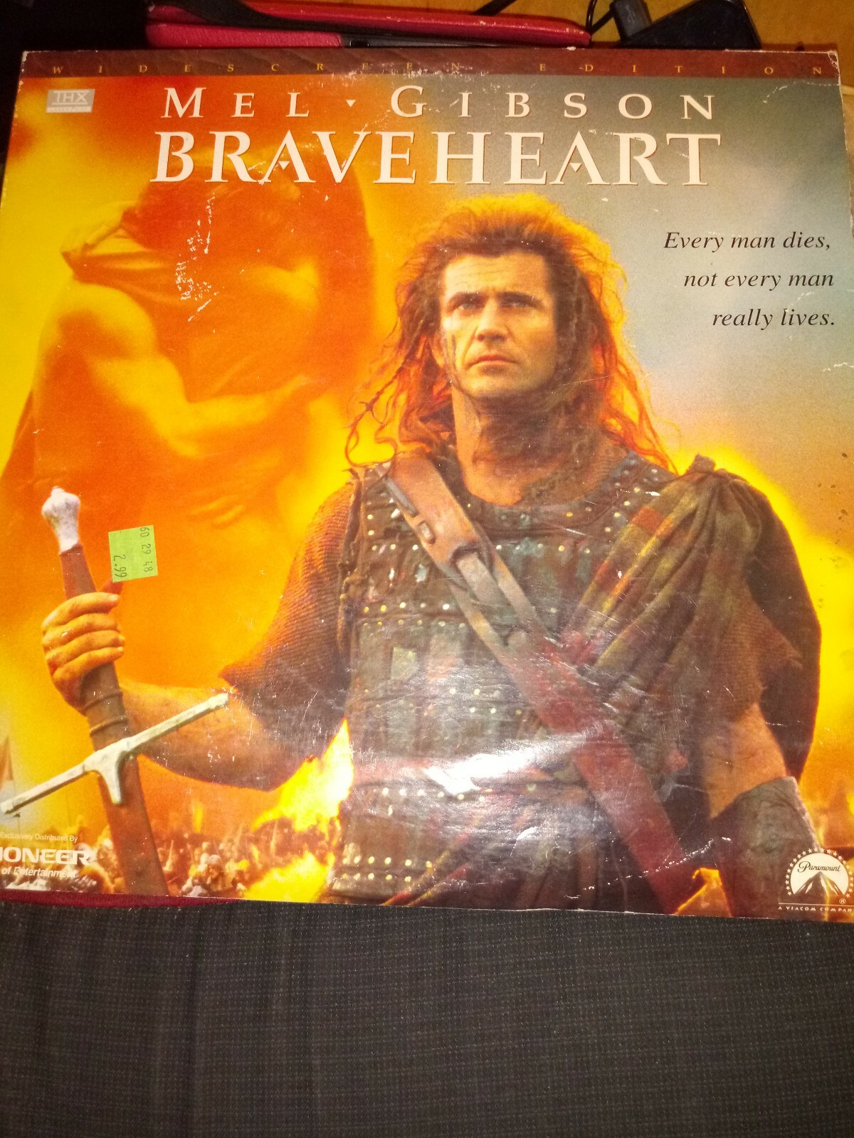 LaserDisc: Braveheart Mel Gibson Wide Screen | eBay