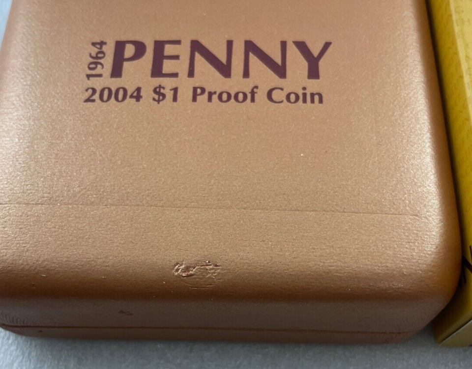 2004 $1 1964 PENNY 40TH ANNIVERSARY OF THE LAST AUSTRALIAN PENNY PROOF ...