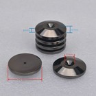 8x Brass Speaker SPIKES Stand Spike Feet base 25mm black | eBay