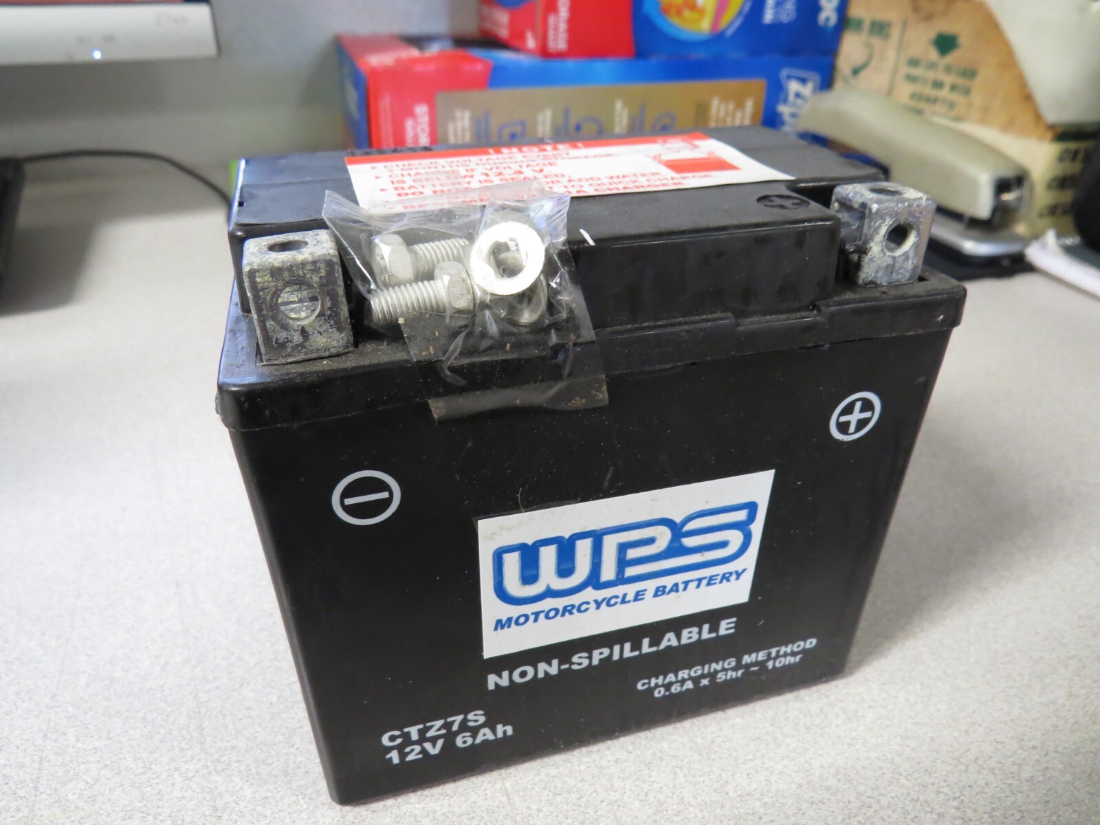 NOS WPS Sealed Replacement Motorcycle Battery Fits: Yamaha 09-14 YFZ450 ...