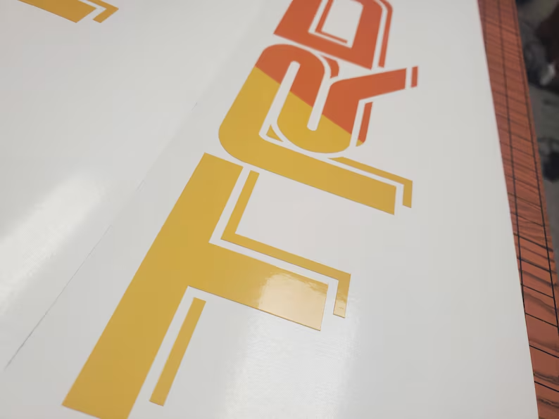 (2) TRD Off Road Heritage Split Decals for Toyota Tacoma, Tundra 20.5 ...