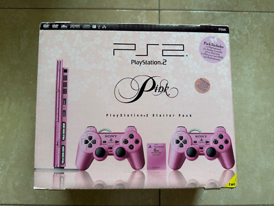 Sony PS2 PlayStation 2 Slim Pink Console PAL Complete BOXED SCPH-77004 ...