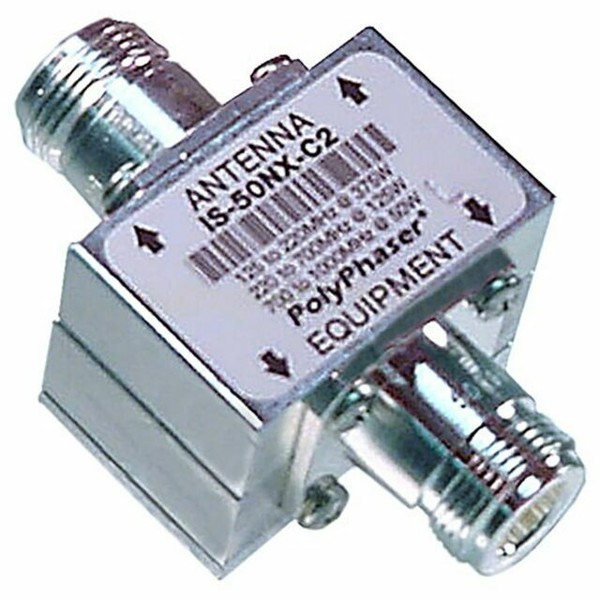 Buy PolyPhaser IS-50NX-C2 Flange Mount Surge Protector online | eBay