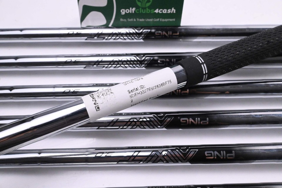 Ping G440 Irons / 6-PW+GW+52° / White Dot / Stiff Flex Ping AWT 3.0 ...