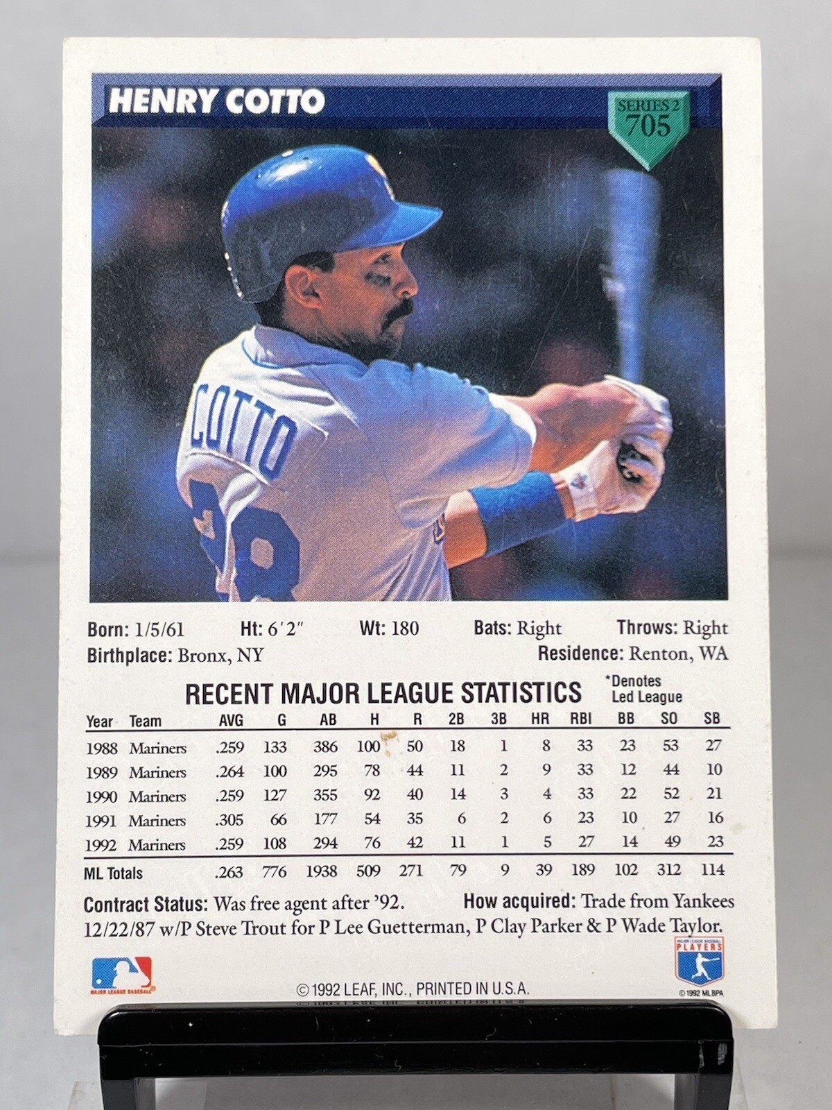 1993 Donruss - #705 Henry Cotto for sale online | eBay