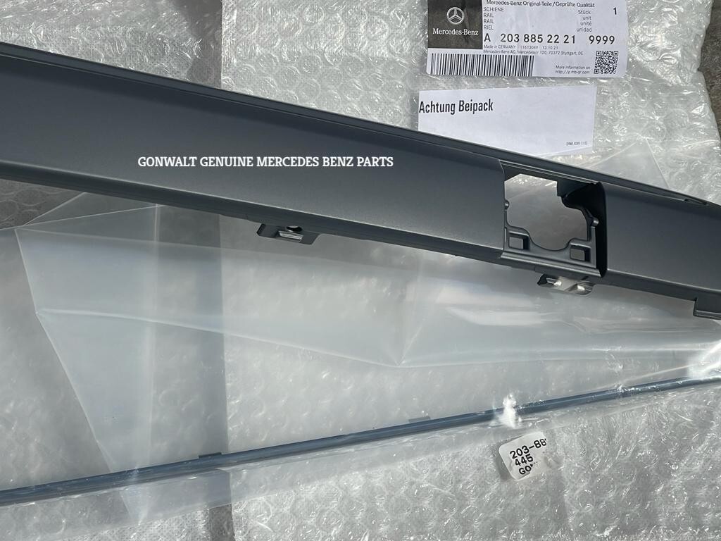 Mercedes-Benz New C-Class Front Bumper Right Impact Strip Molding ...