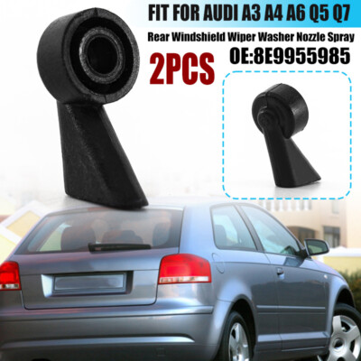 2X Rear Wiper Washer WindShield Nozzle Spray Jet For Audi A1 A3 A4 Q7 ...