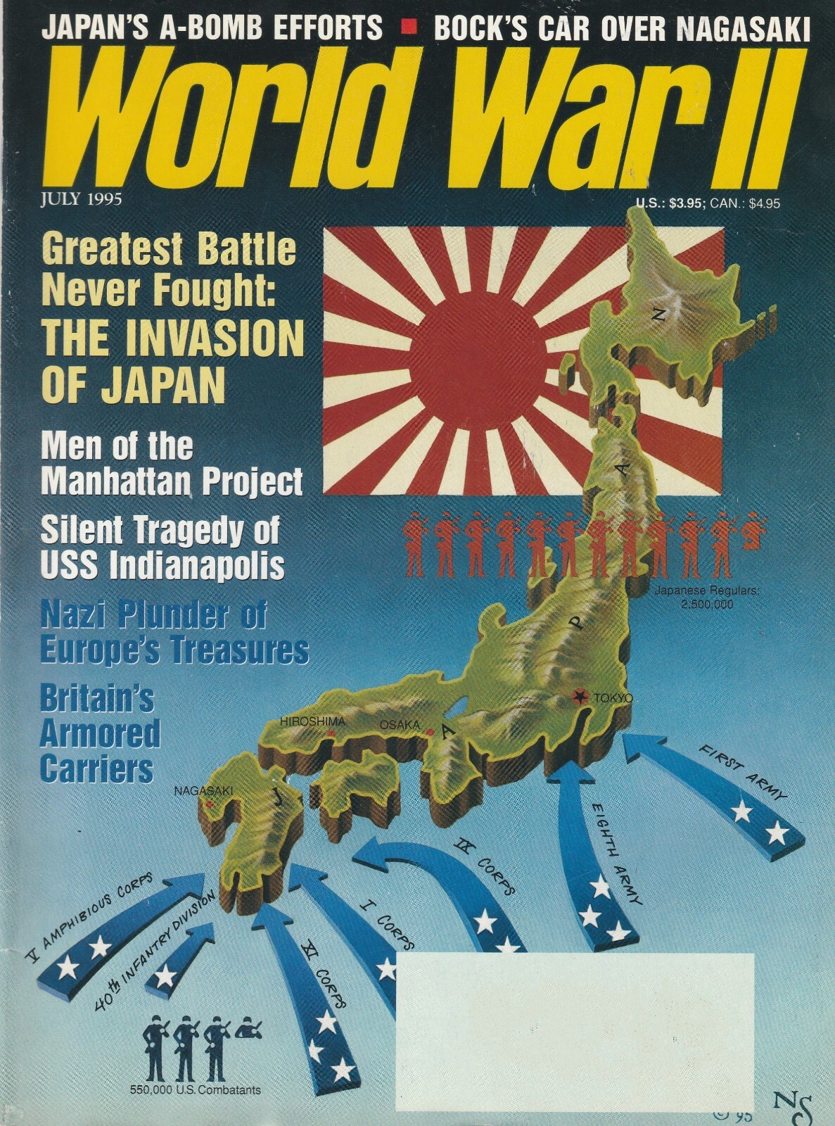 WORLD WAR II MAGAZINE - JULY 1995 | eBay