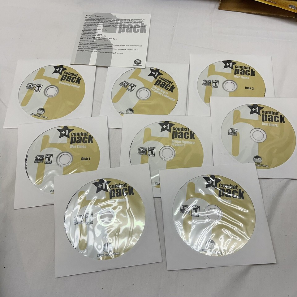 6 in 1 Combat Pack +1 - PC Combat Games - Complete in Box | eBay