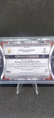 Goncalo Ramos Benfica Numbered Patch Auto /299 Topps Museum 2022-23 | eBay