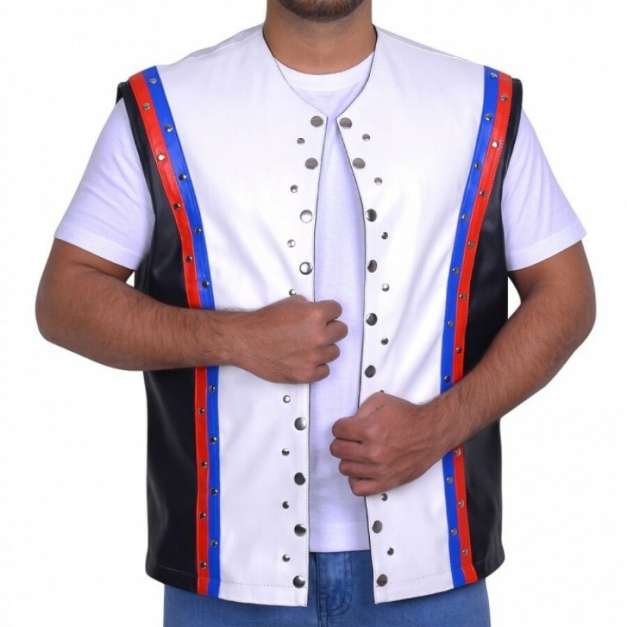 AJ Styles WWE Allen Neal Jones Leather Vest | eBay