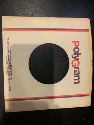 Polygram Records Company Sleeve for 7" Vinyl 45 VG+ | eBay