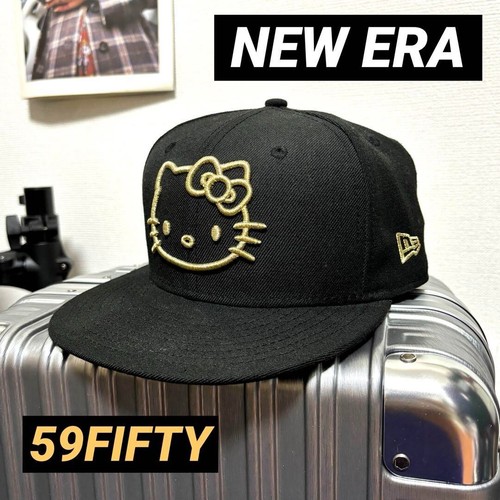 New Era Hellokitty 59Fifty Cap Japan Gold vintage - Gem