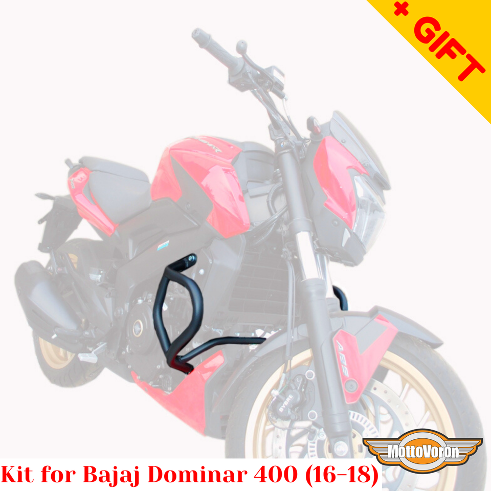 For Bajaj Dominar 400 Luggage rack system Engine guard Kit for soft ...